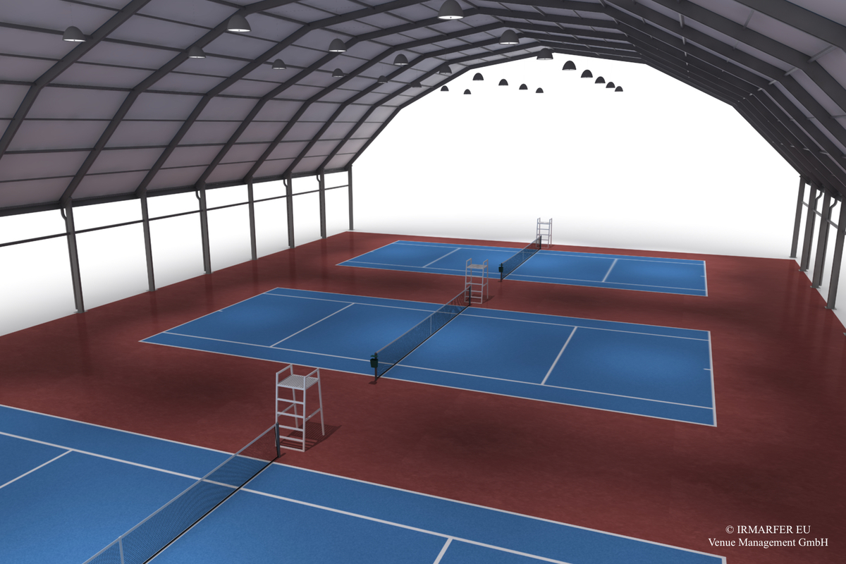 Tennis Court Cover System V3 - IRMARFER EU - more than just a tent